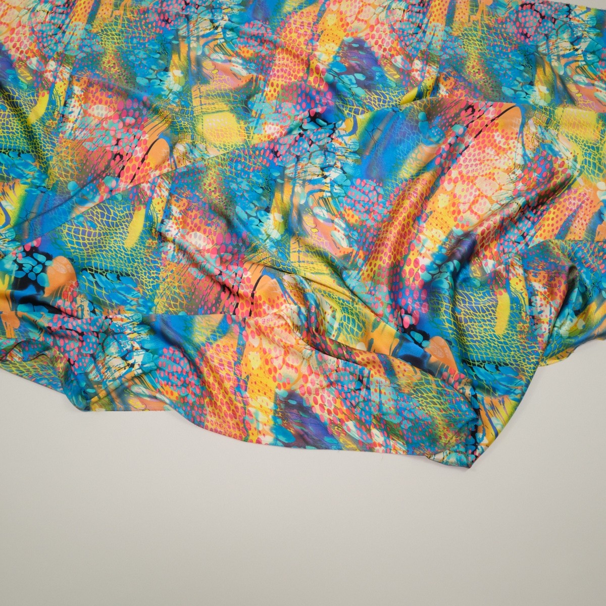 Matase naturala imprimata