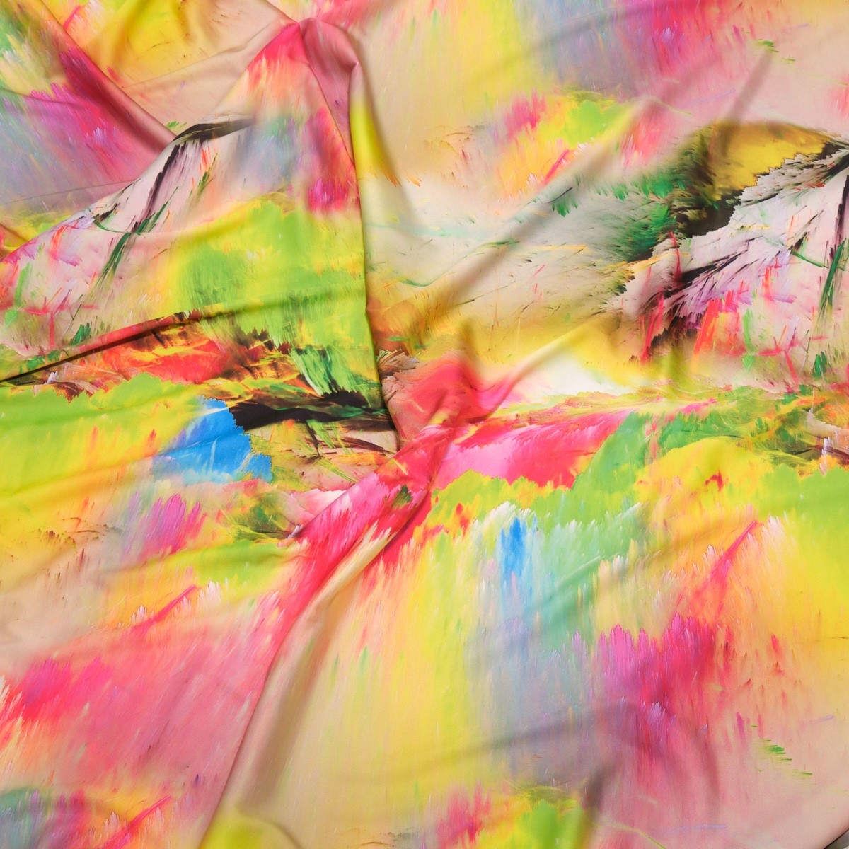 Matase sintetica imprimata