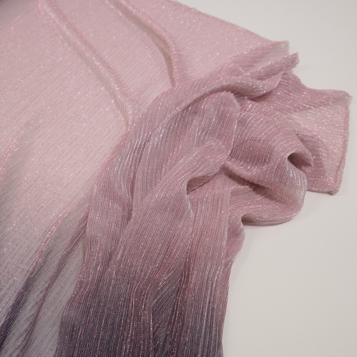 Tul plisat in degrade