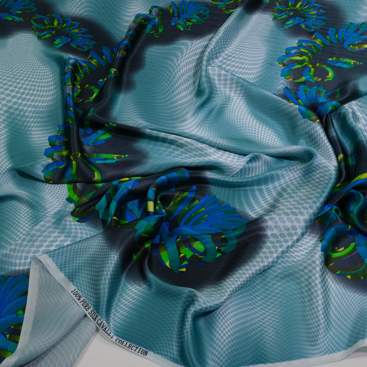 Matase naturala imprimata digital