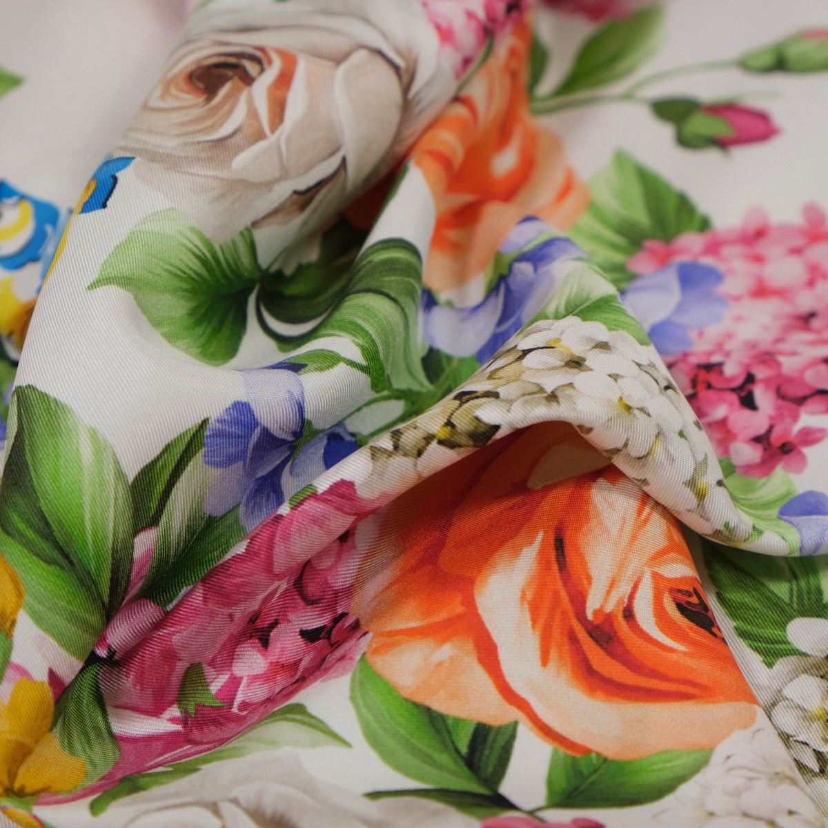 Matase naturala imprimata