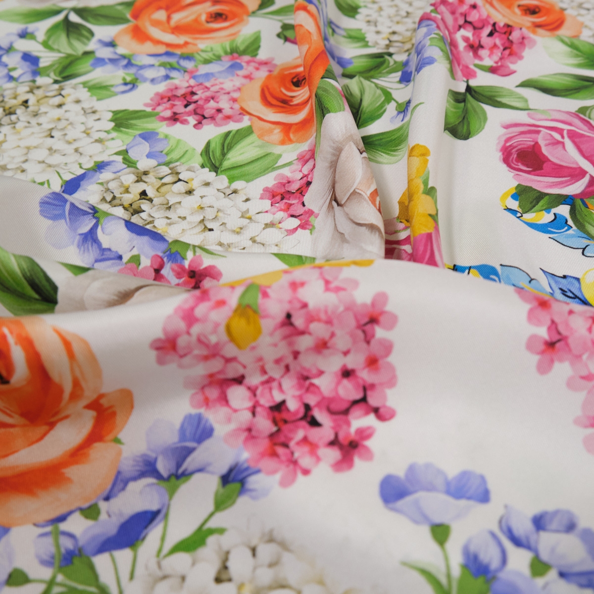 Matase naturala imprimata