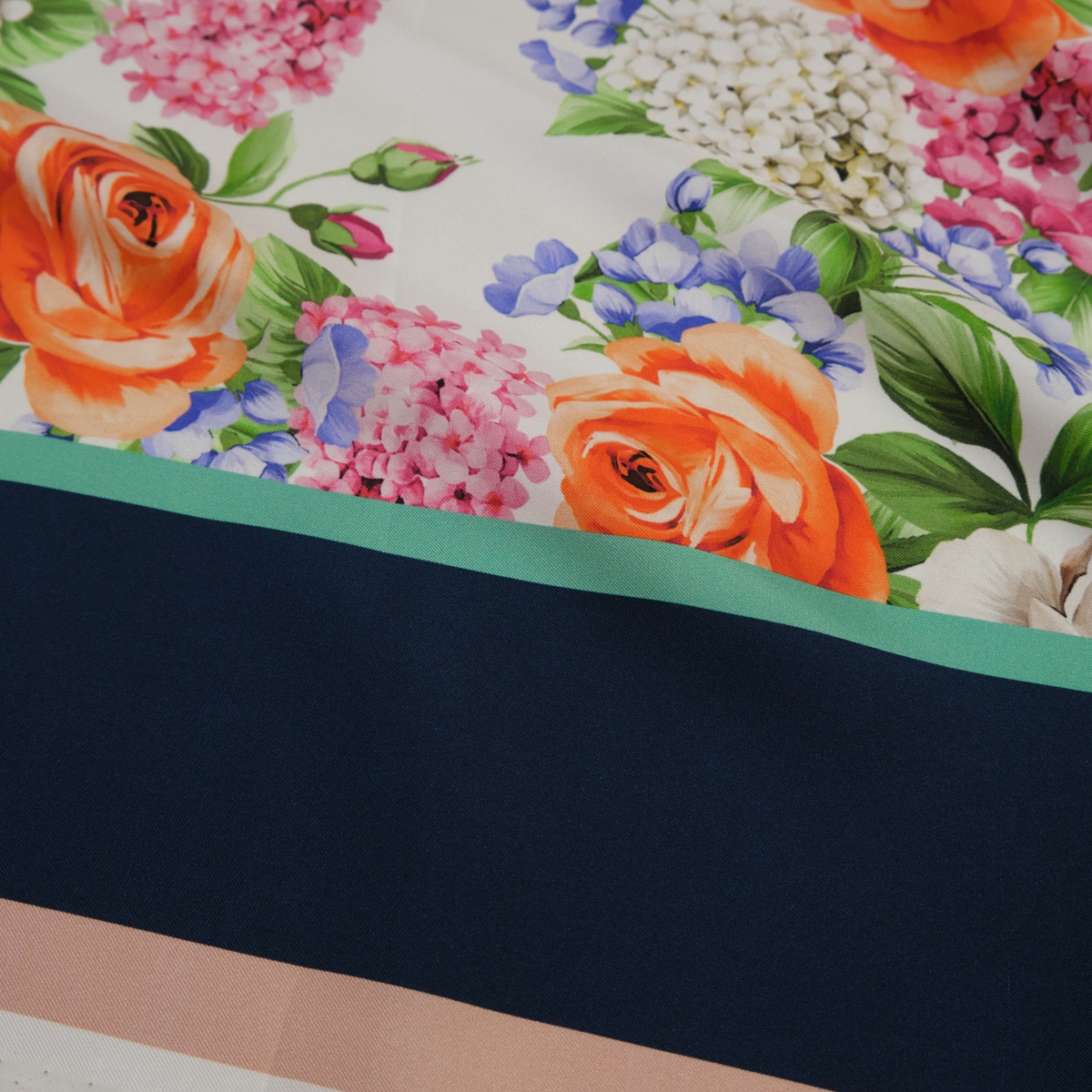 Matase naturala imprimata