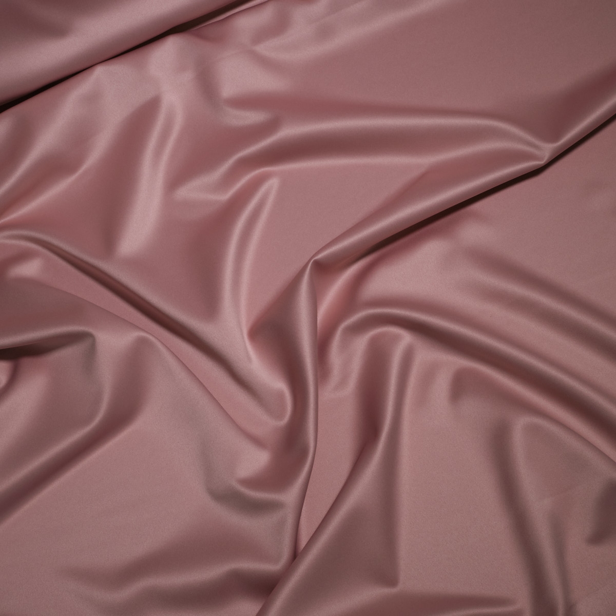 Satin elastic FRENCH Roz prăfuit inchis