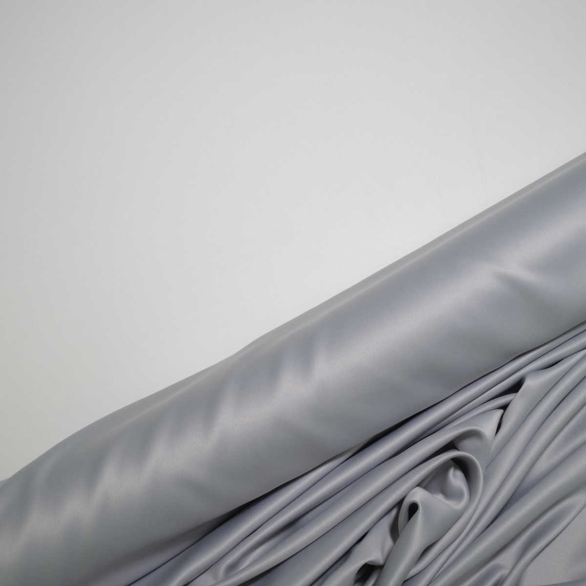 Satin elastic FRENCH Gri perlat