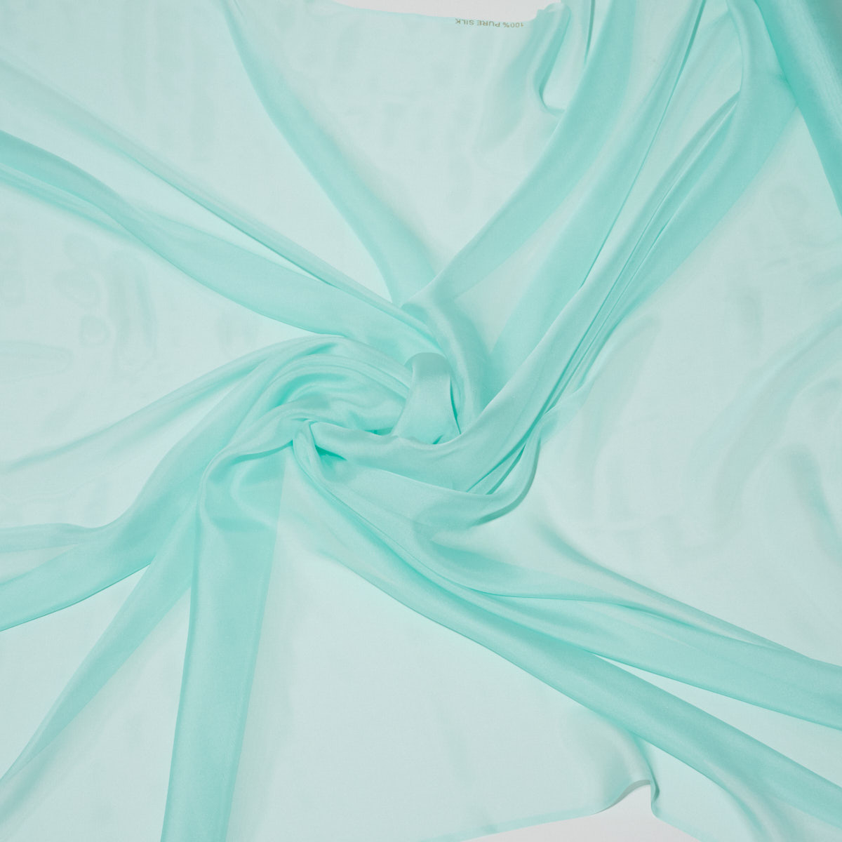 Voal de matase naturala YUCCA vernil