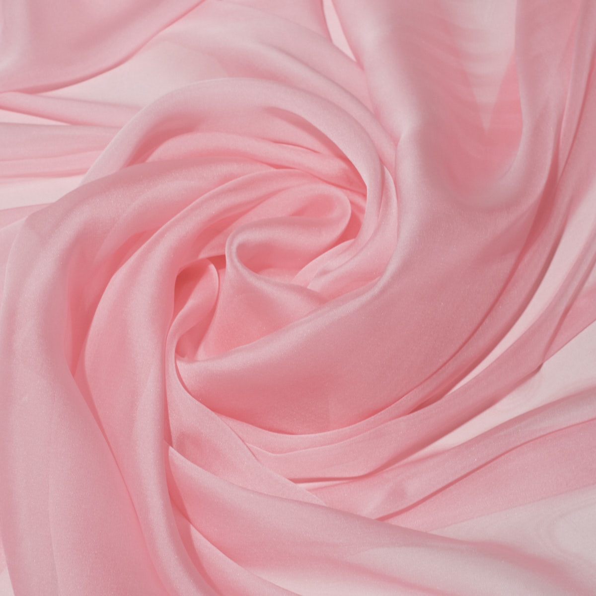 Voal de matase naturala roz coral