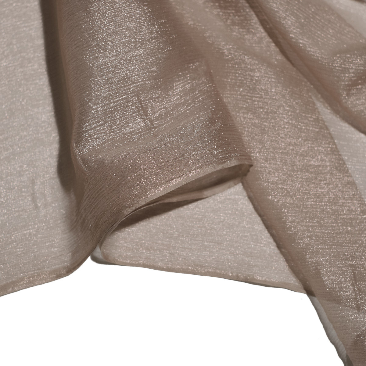 Voal de matase naturala creponat peliculizat desert